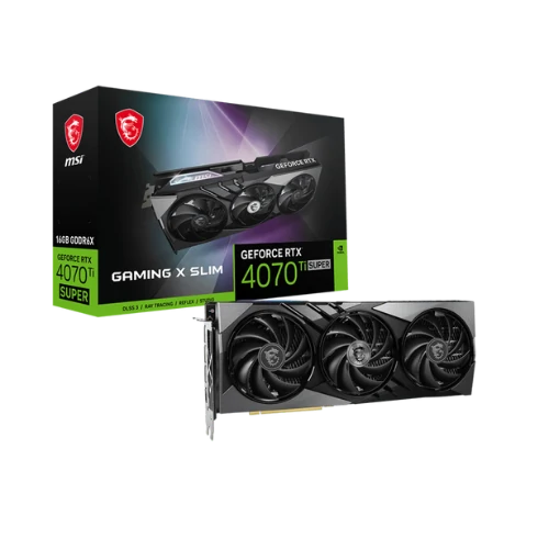 MSI RTX 4070 TI SUPER 16G GAMING X SLIM Graphics Card | PLAYTECH